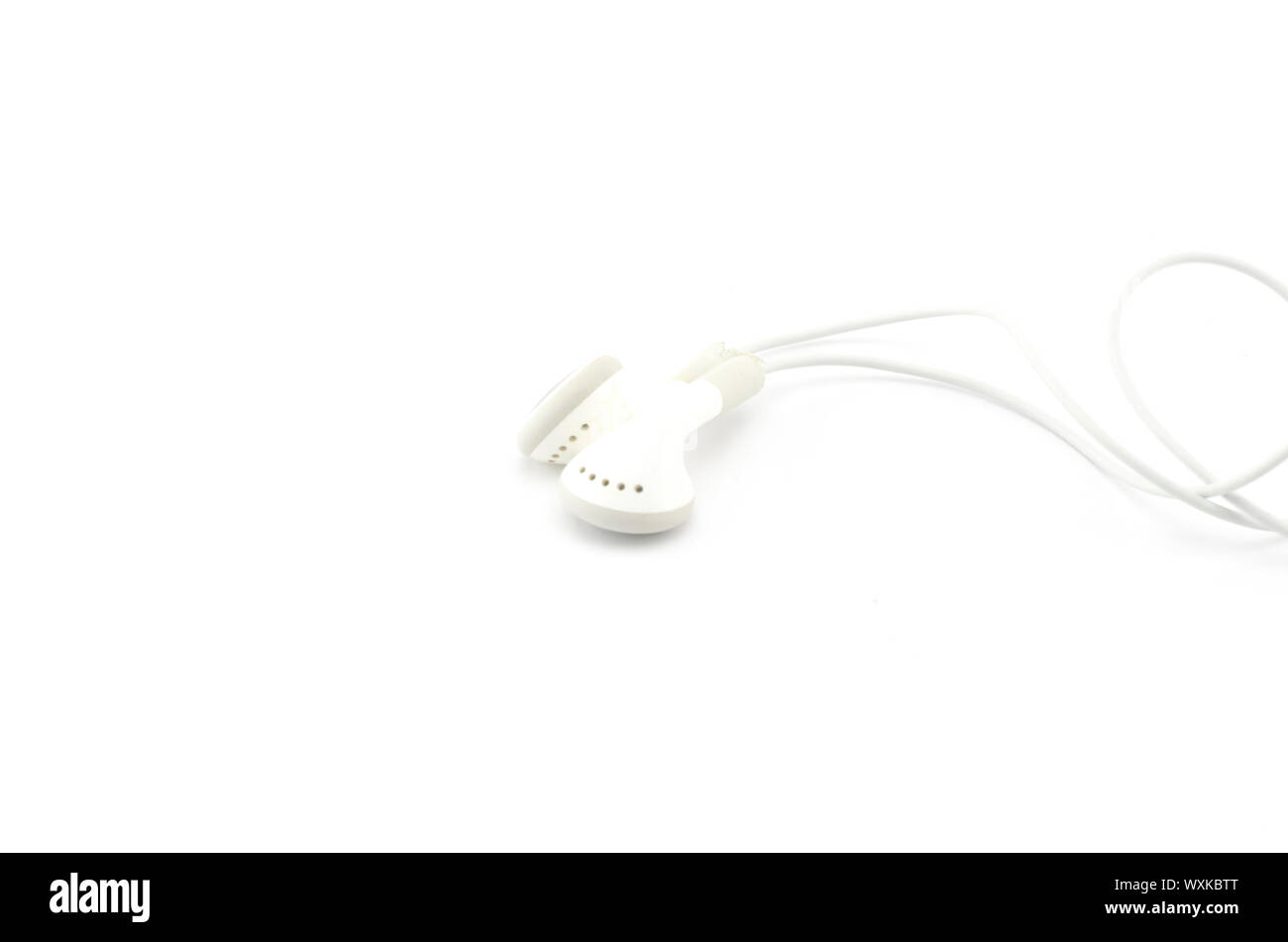 ears phone isolated on white background Stock Photo - Alamy