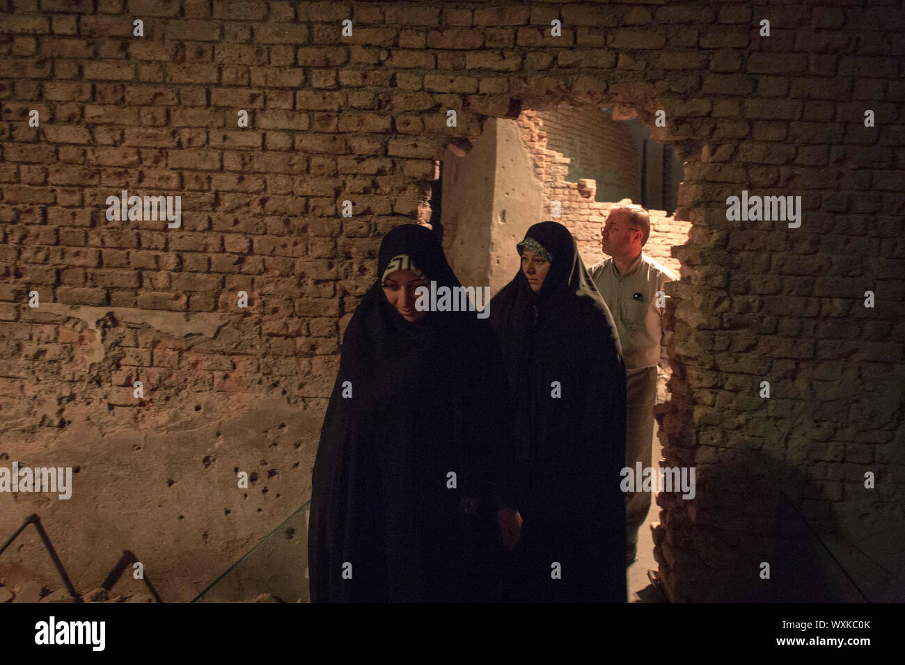 Tehran, IRAN. 16th Sep, 2019. Iranians visit the Holy Defence Museum ...