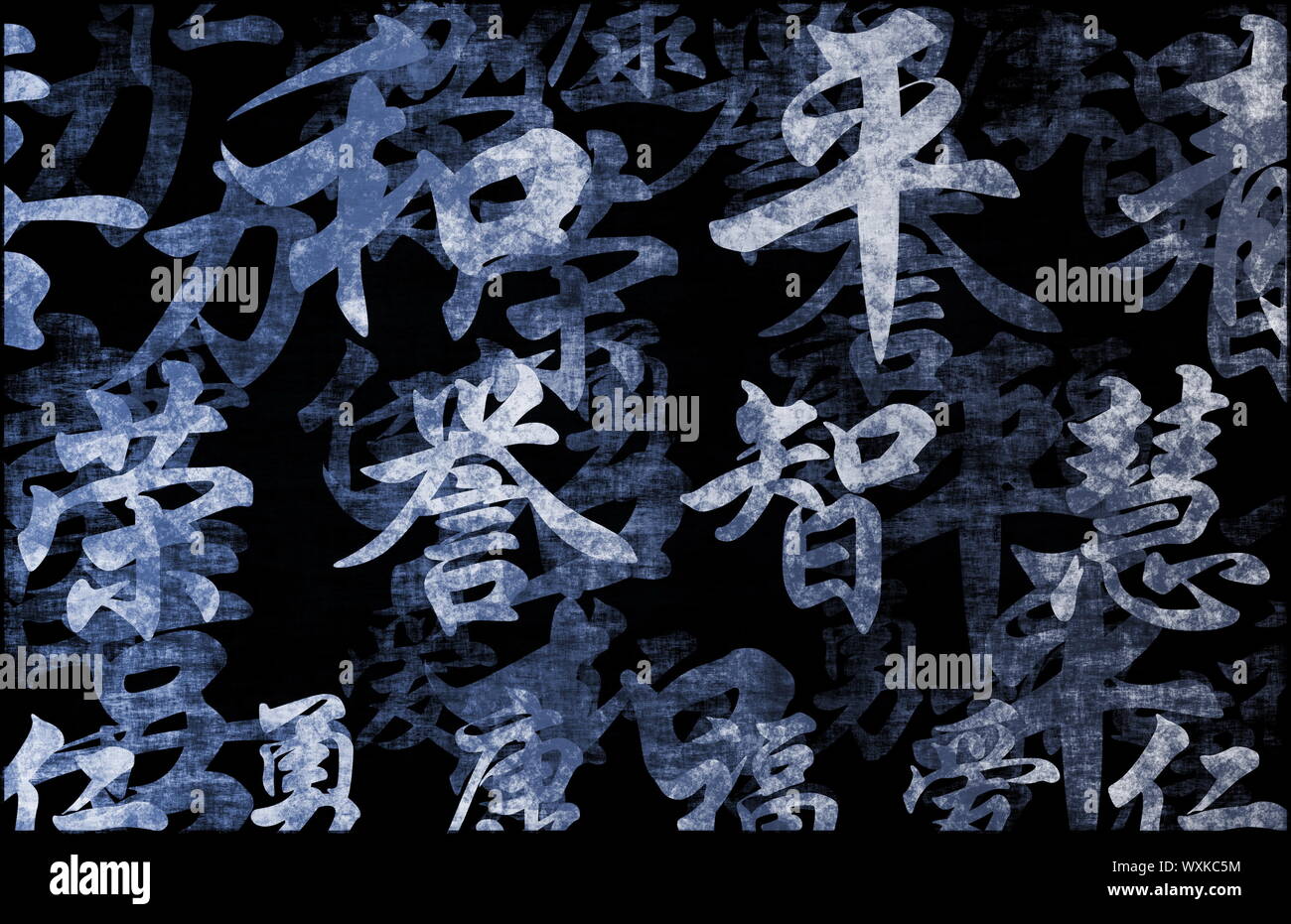 Blue Zen Grunge as a Abstract Background Stock Photo - Alamy