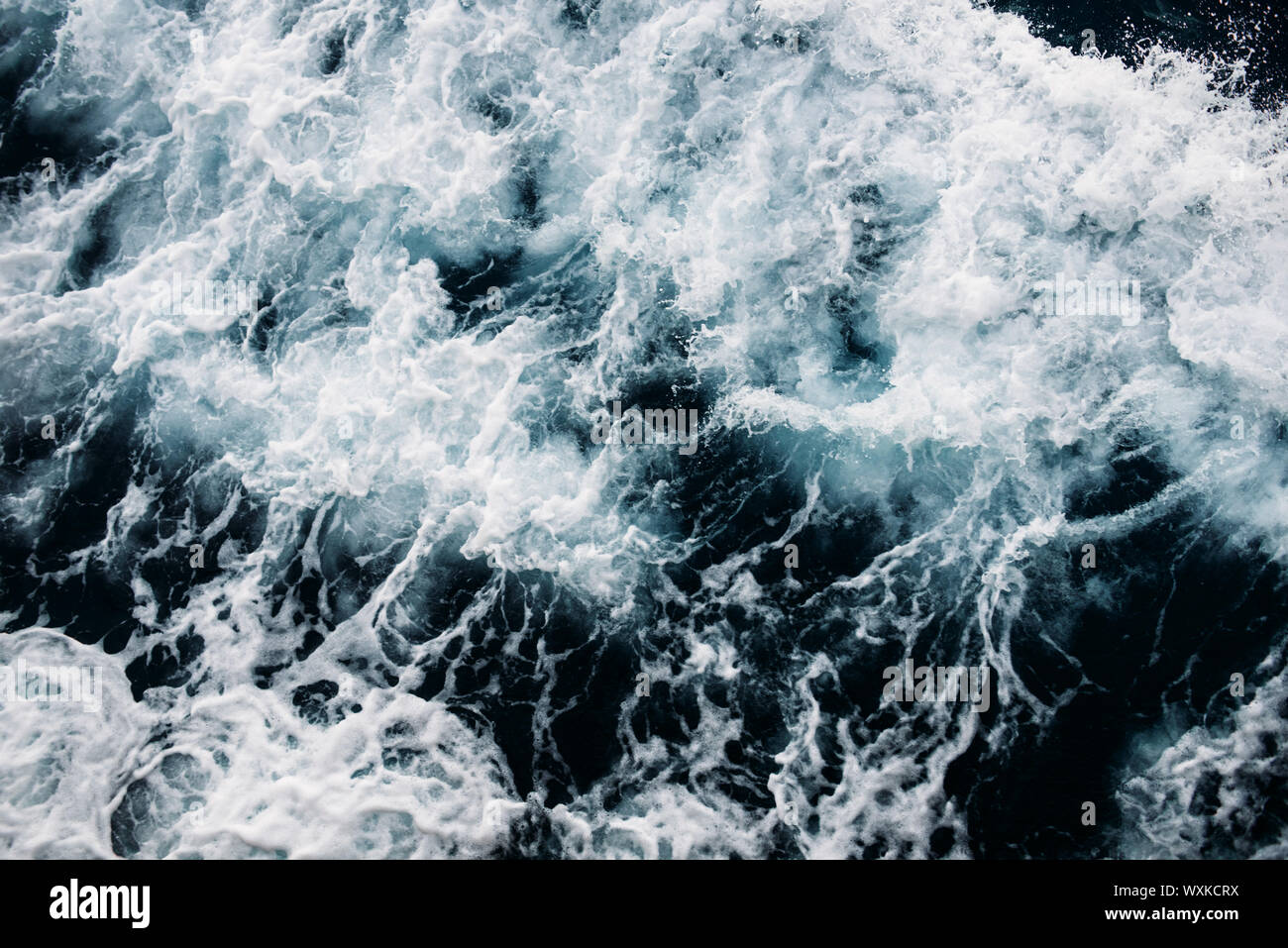 Overhead view of ocean waves, Thailand Stock Photo - Alamy