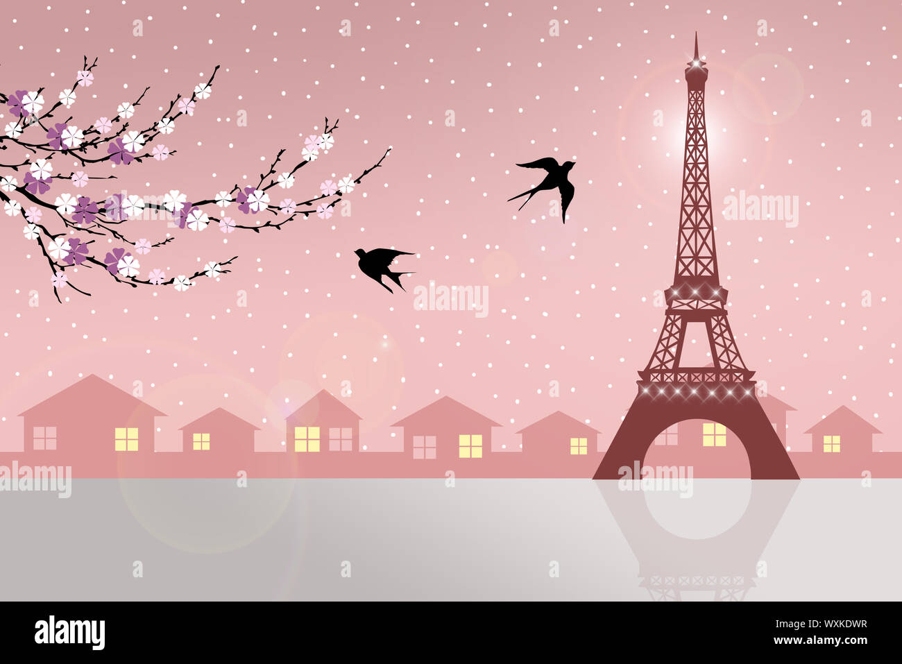 Spring in Paris Stock Photo - Alamy