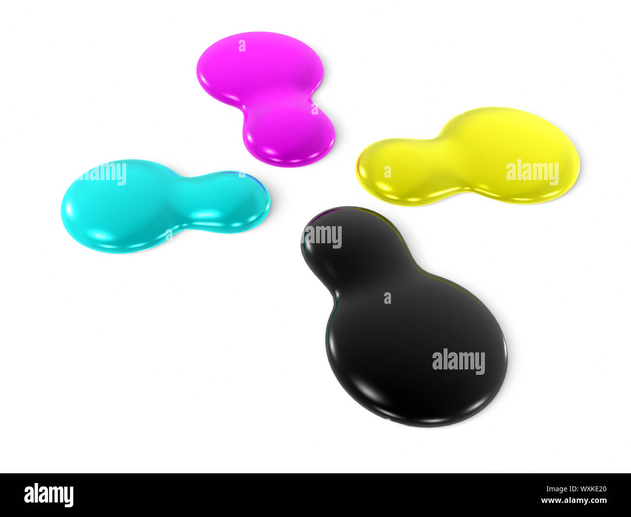 Cmyk palette Cut Out Stock Images & Pictures - Alamy