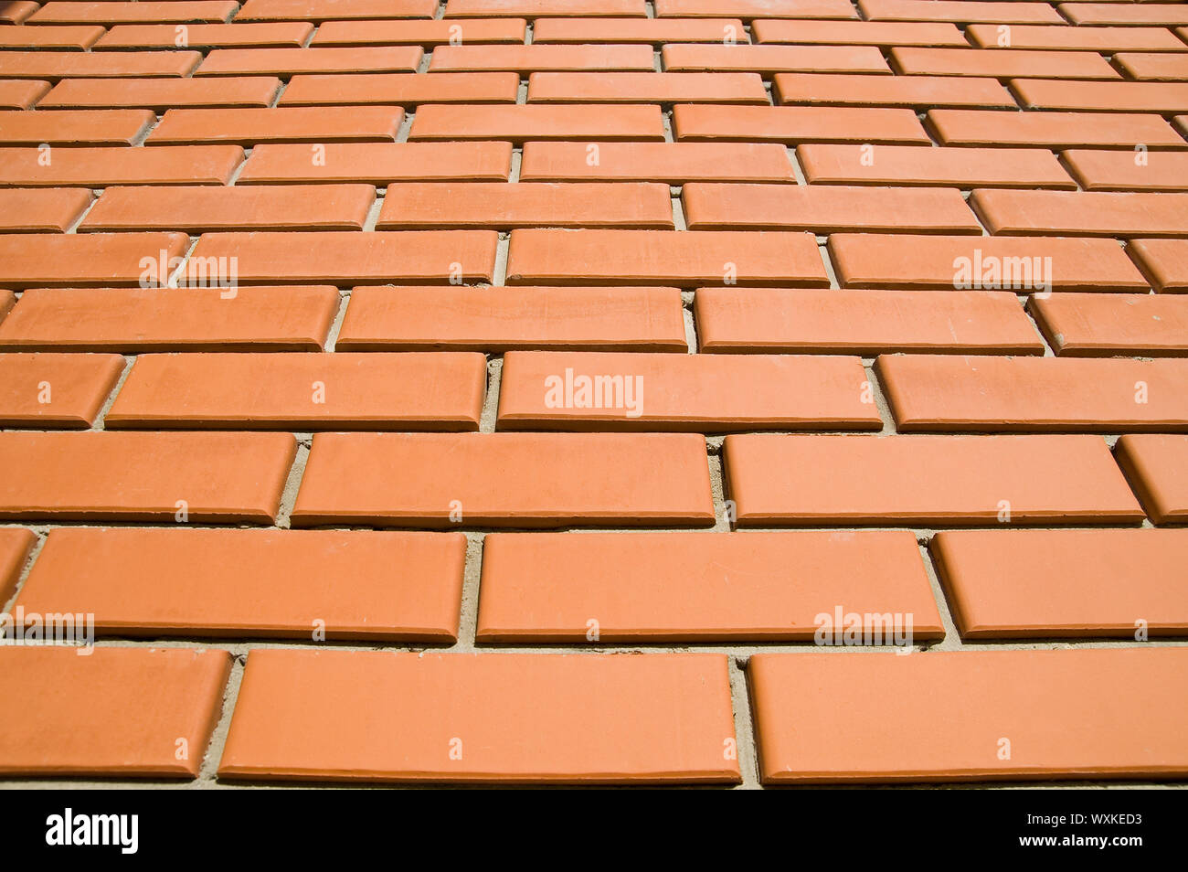 Decorative red brick wall texture Stock Photo - Alamy