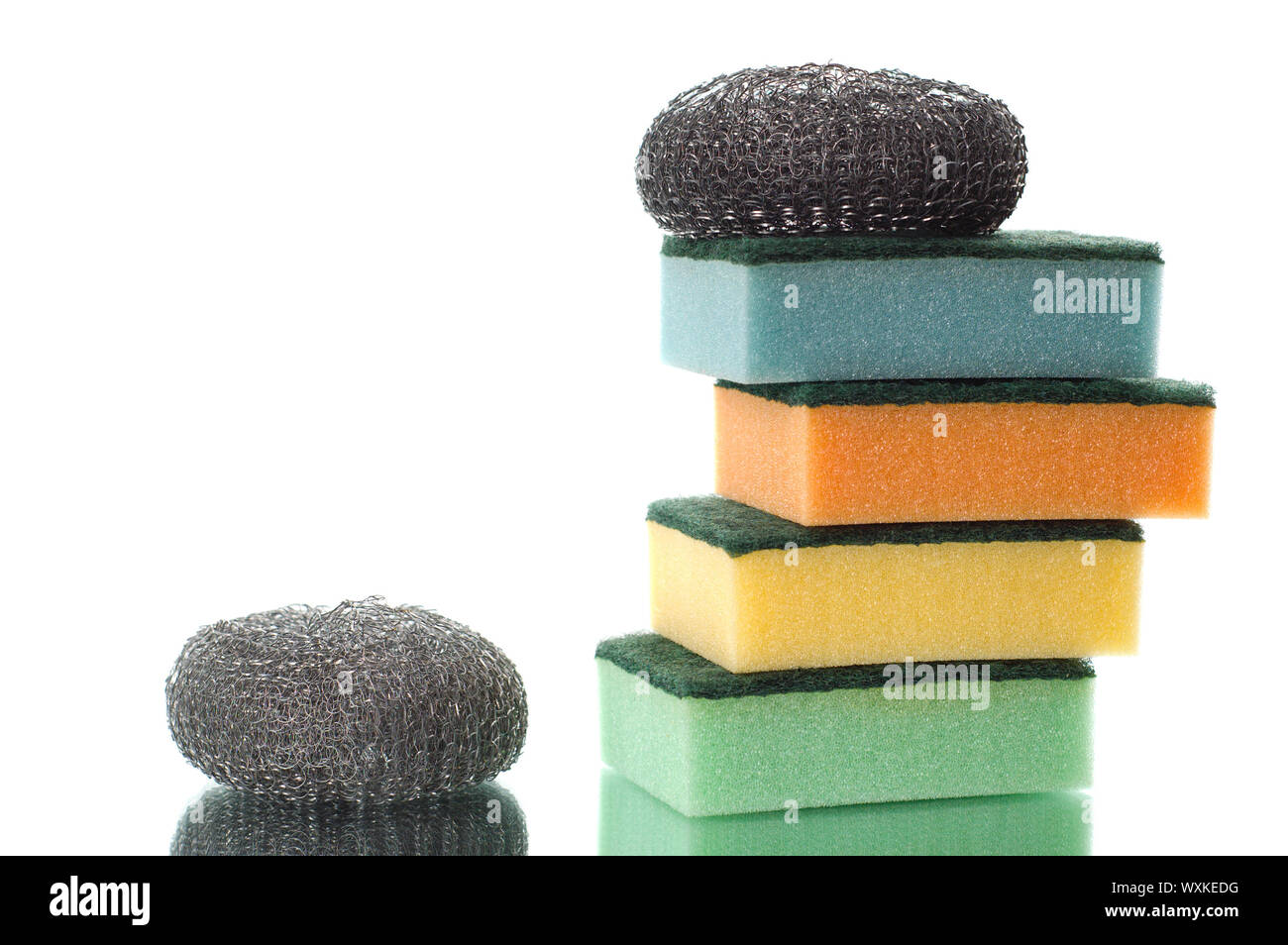 Group multi colored sponges hi-res stock photography and images - Alamy