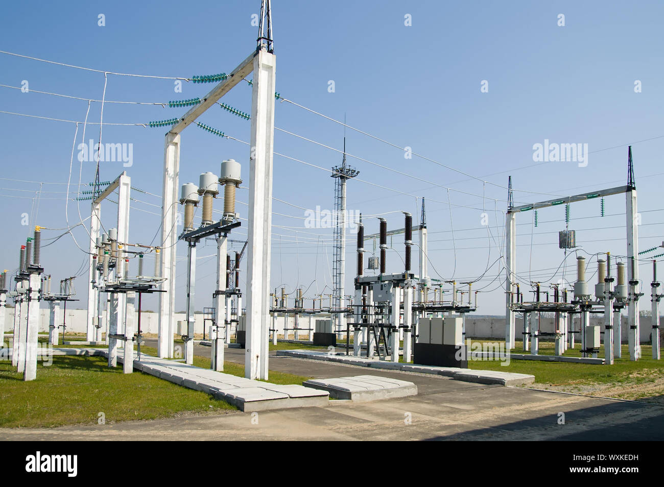 High voltage substation hi-res stock photography and images - Alamy