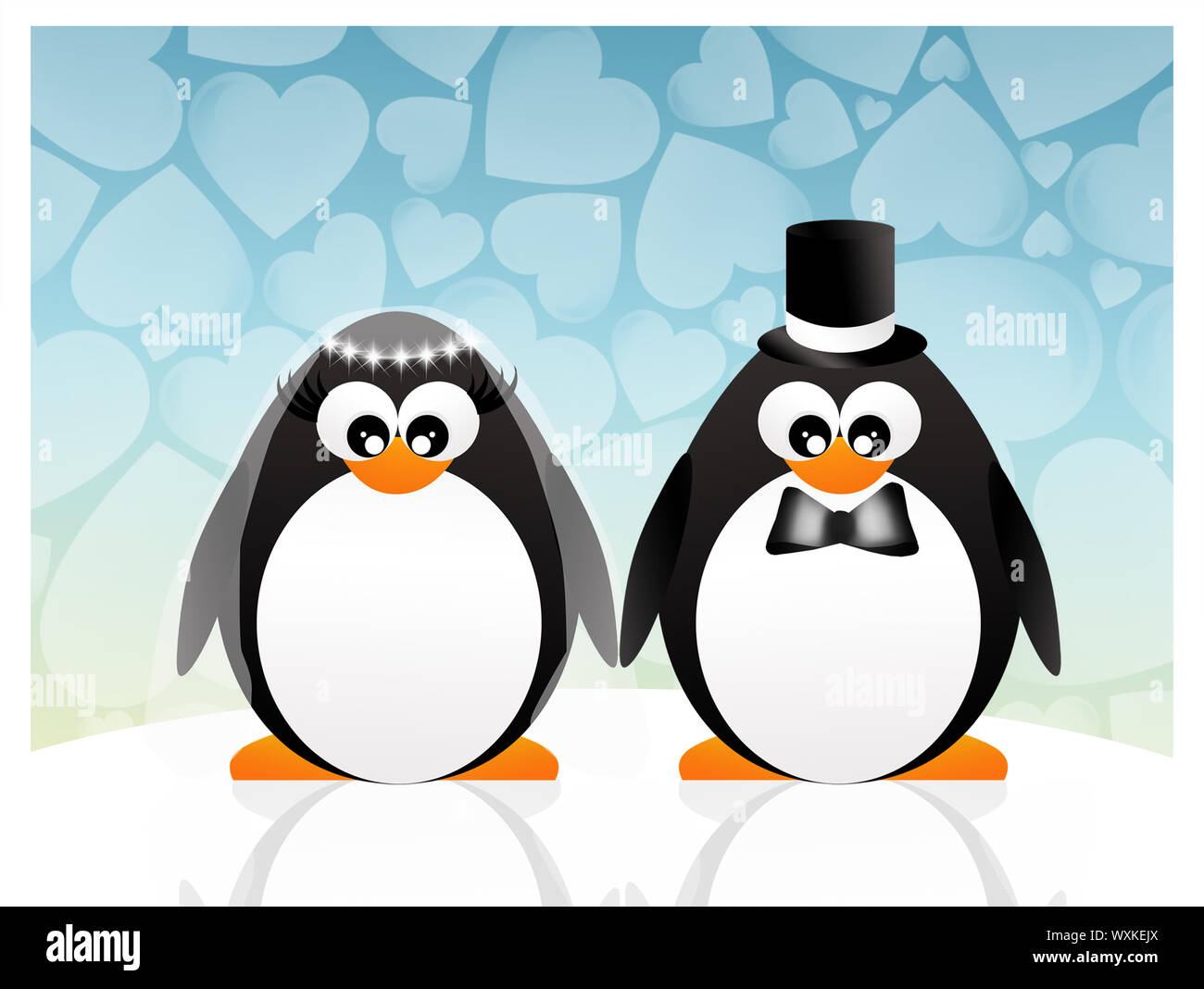 Flower penguins hi-res stock photography and images - Alamy