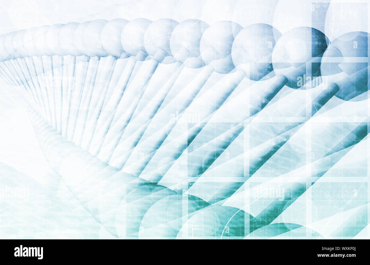 DNA Helix Structure with a Chemical Scheme Stock Photo - Alamy