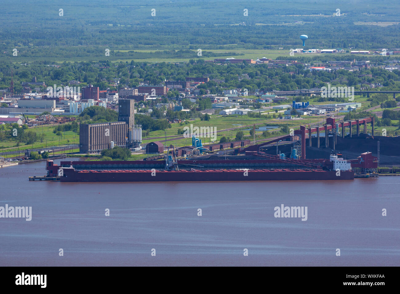 Coal ship aerial hi-res stock photography and images - Alamy