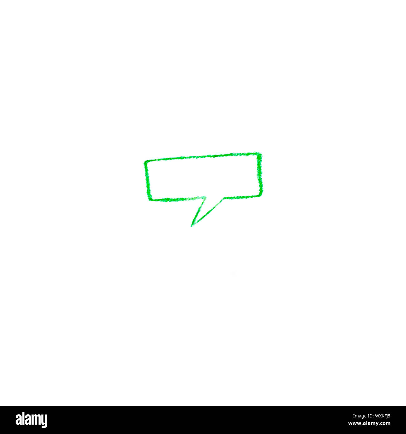 talk box isolated on white background Stock Photo - Alamy