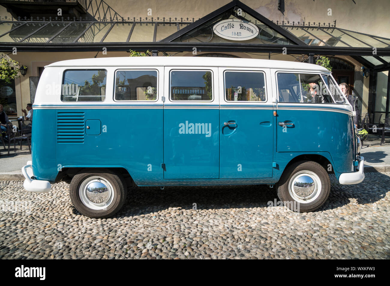 Varallo Sesia, Italy - June 02, 2019: Classic car, old German van ...