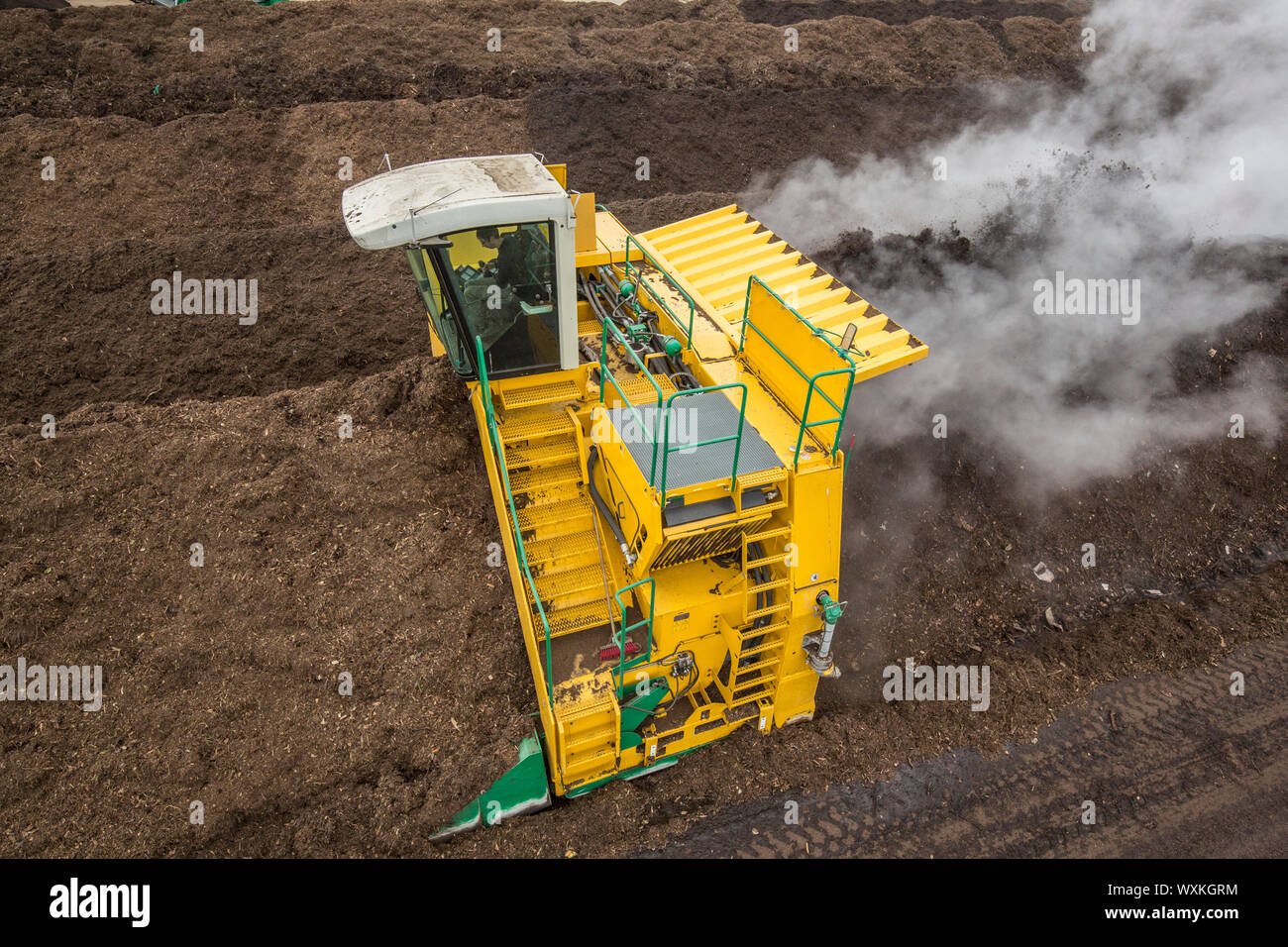 Windrow compost hi-res stock photography and images - Alamy
