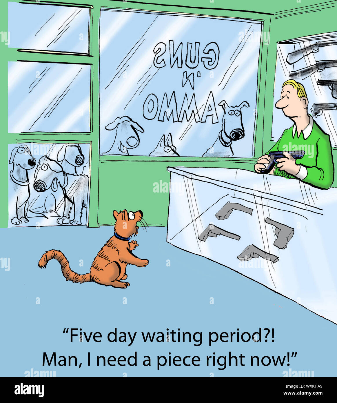 Conflict resolution cartoons hi-res stock photography and images - Alamy