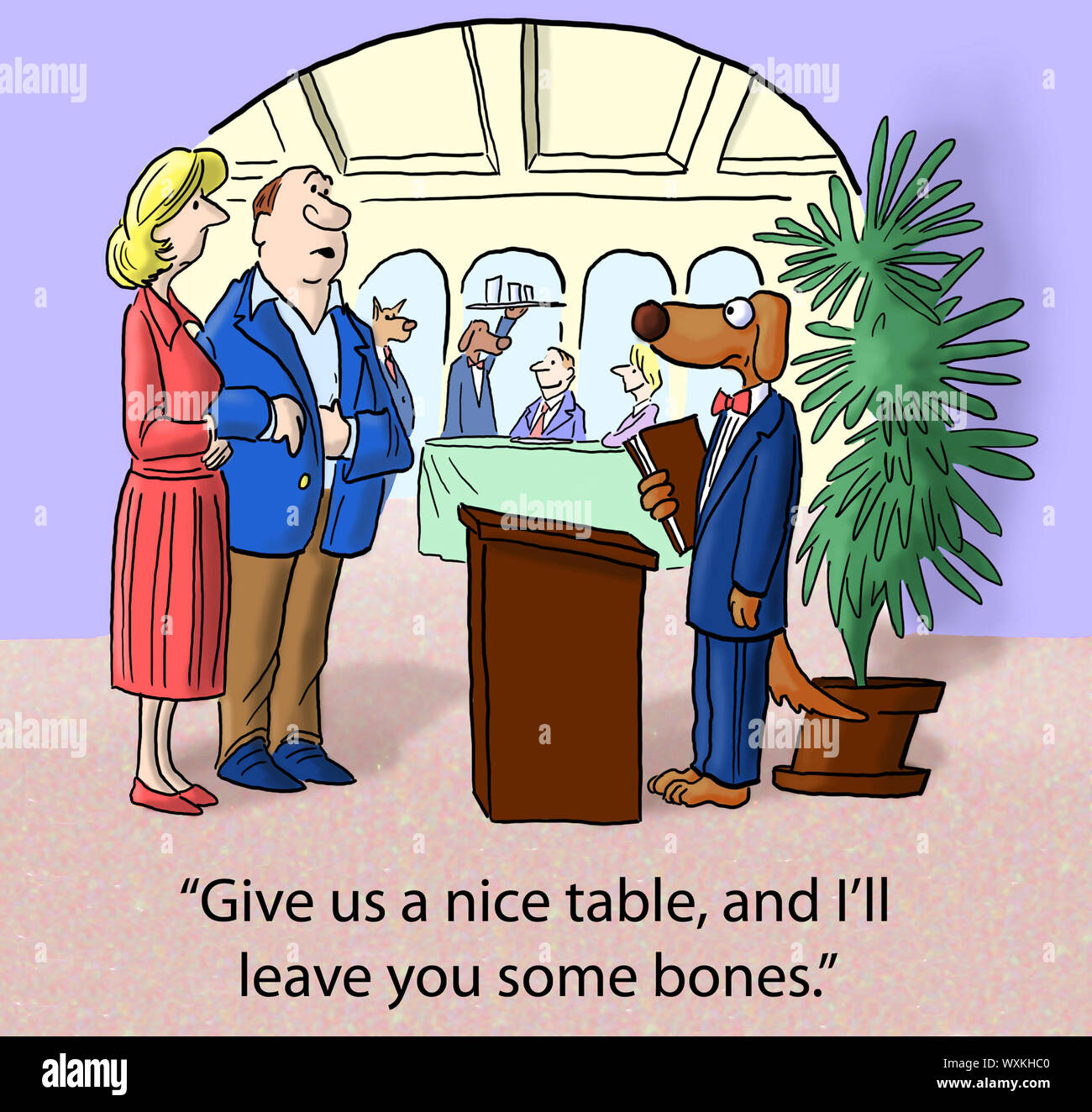 Leave gratuity hi-res stock photography and images - Alamy