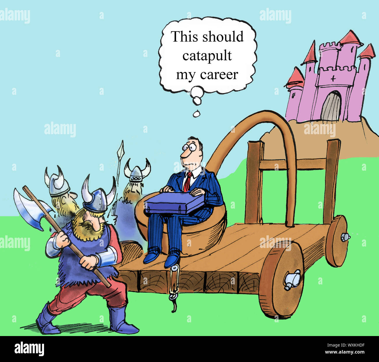 Conflict resolution cartoon hi-res stock photography and images - Alamy