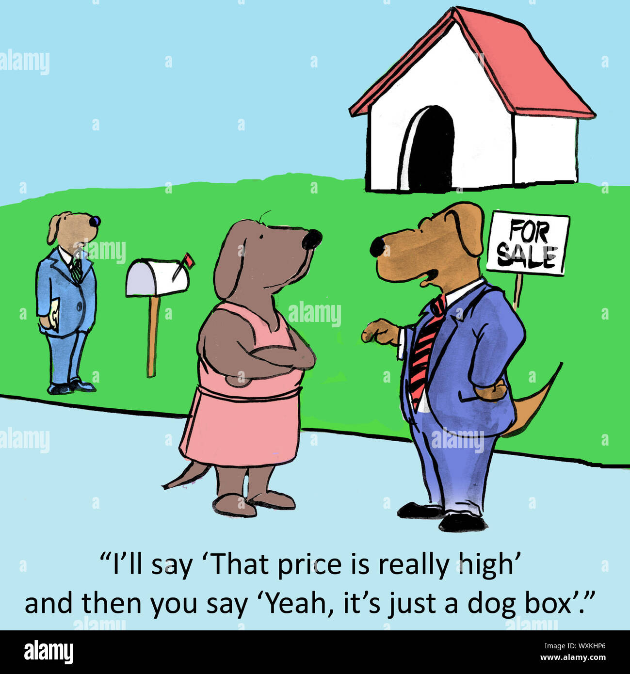 Internet dog cartoon hi-res stock photography and images - Alamy