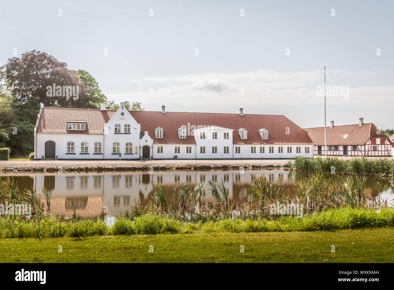 Farm house in denmark pond hi-res stock photography and images - Alamy