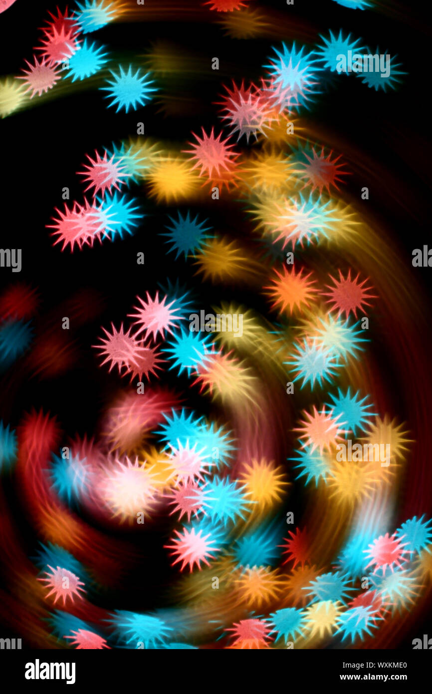abstract disco colored stars motion background Stock Photo - Alamy