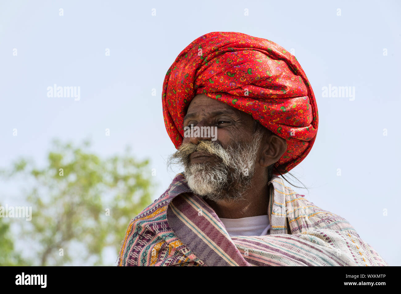 Indian rabari men portrait hi-res stock photography and images - Alamy