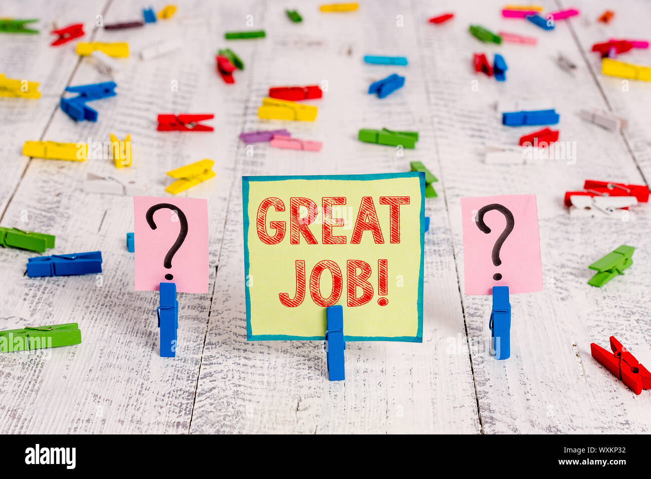 Handwriting text Great Job. Conceptual photo used praising someone for ...