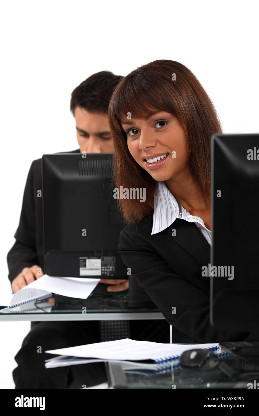Data entry clerks hi-res stock photography and images - Alamy
