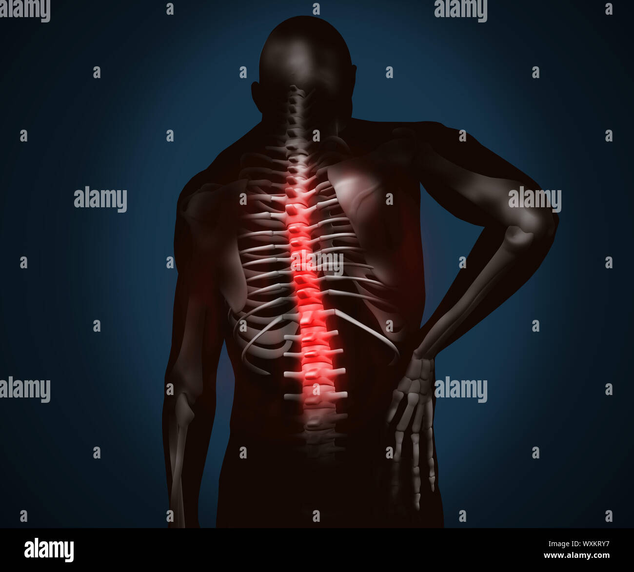 Black digital figure highlighted hi-res stock photography and images ...
