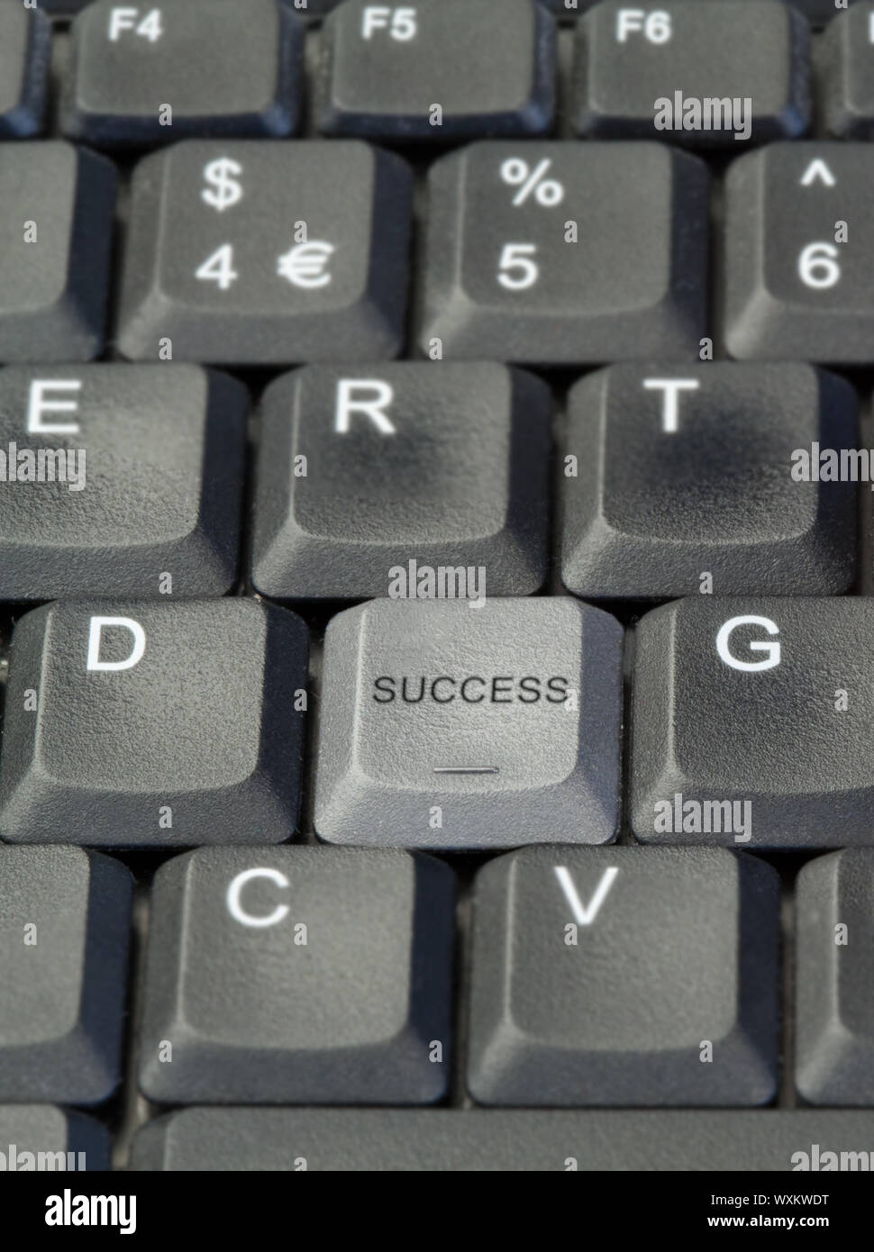 Blank button on black keyboard Stock Photo - Alamy