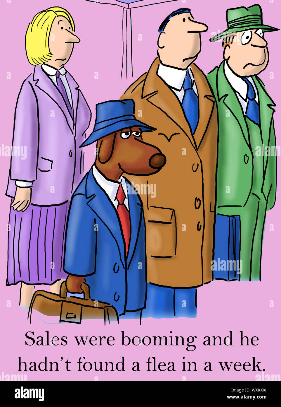 Business cartoon successful sales growth hi-res stock photography and ...