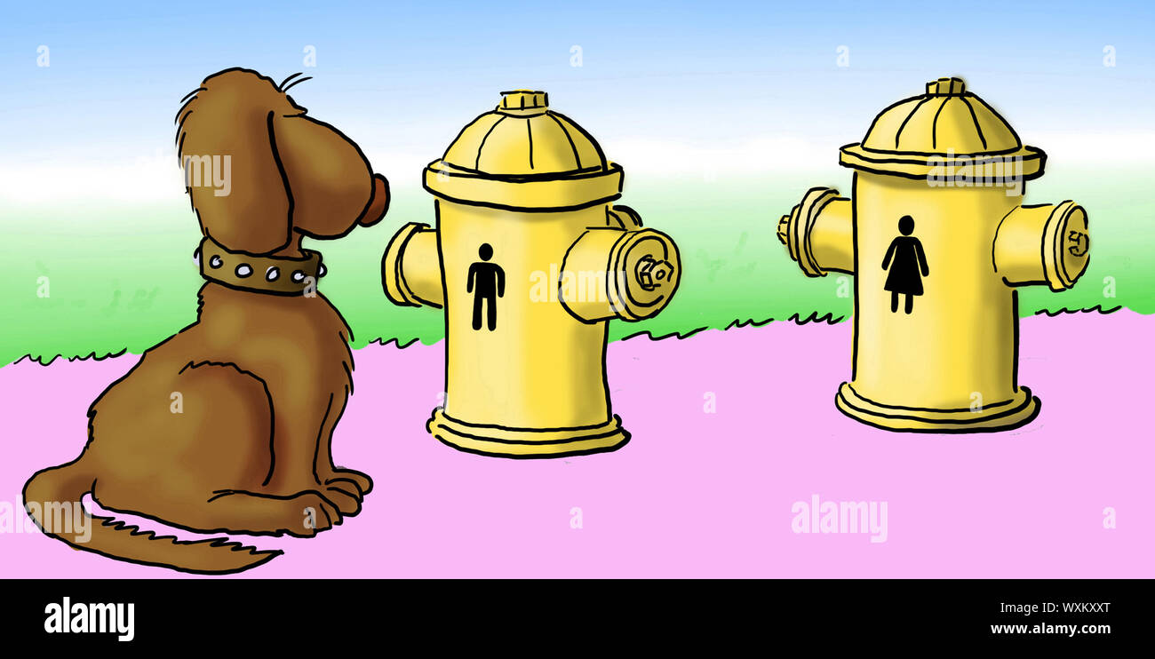 Fire hydrants cartoon hi-res stock photography and images - Alamy