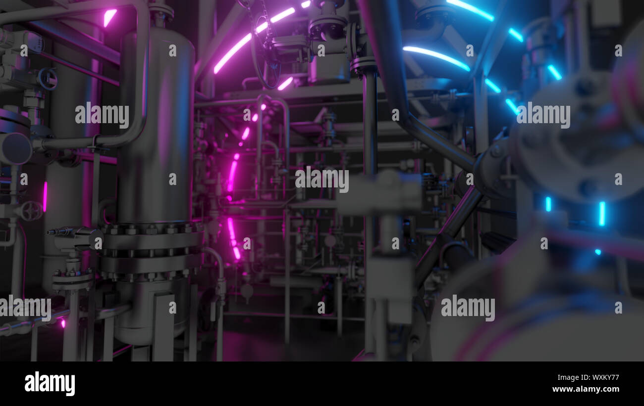 3d laser pipe and gas hi-res stock photography and images - Alamy