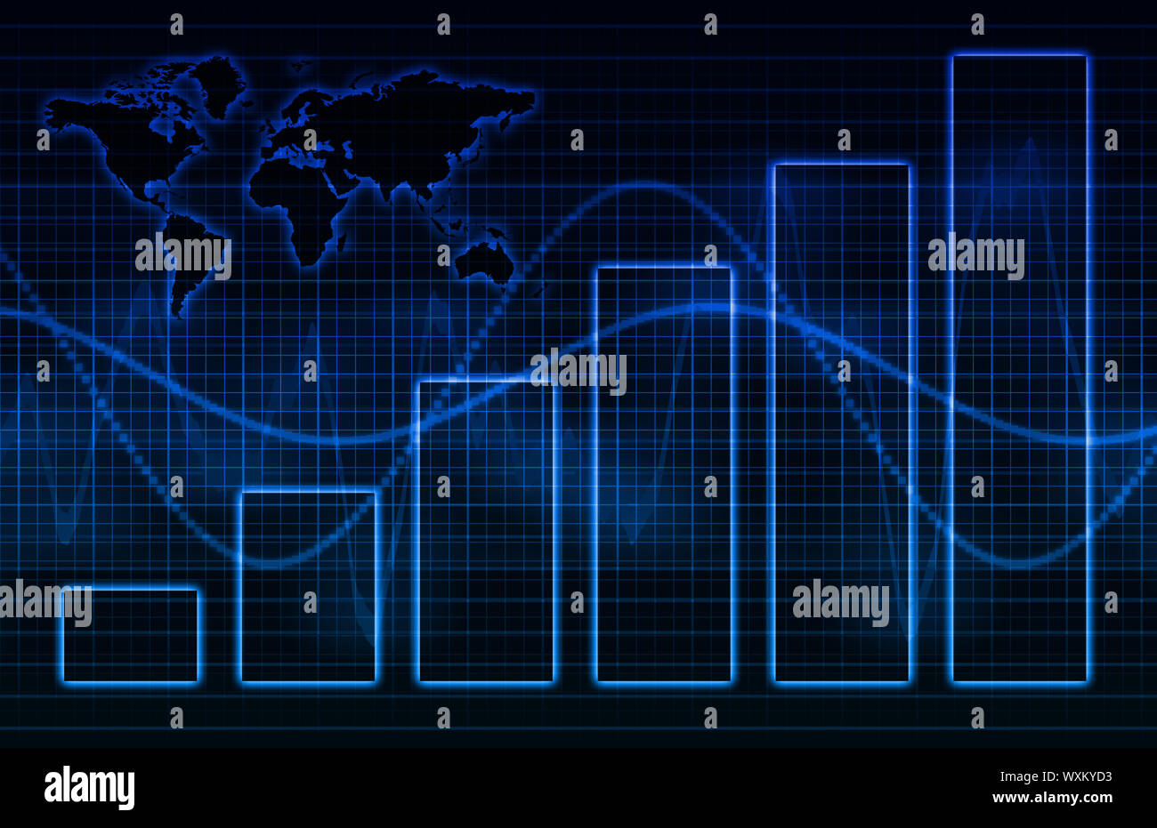 Global Business System Data as Background Wallpaper Stock Photo - Alamy