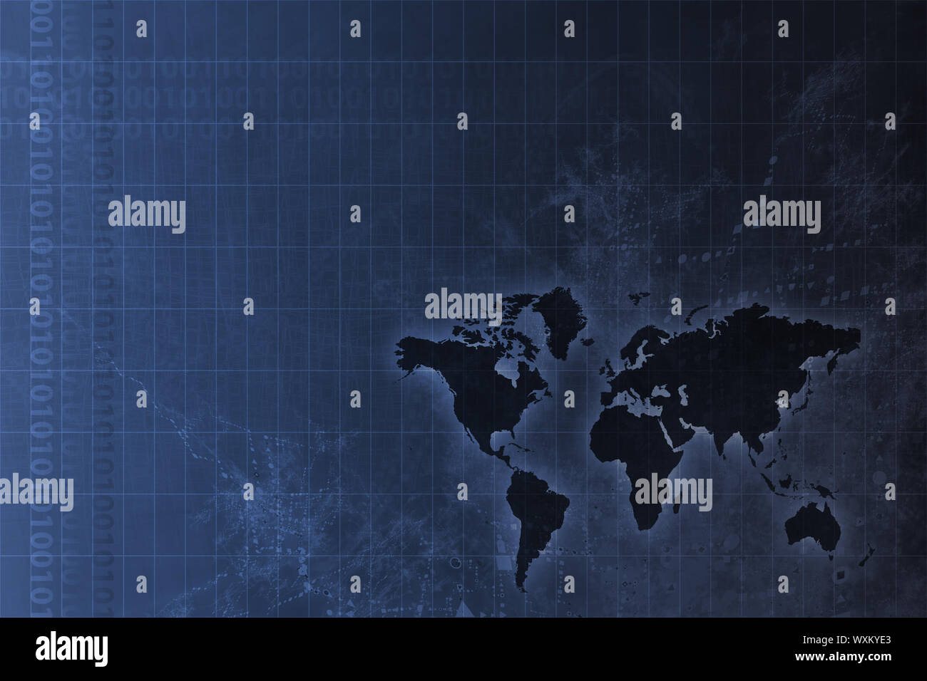 Corporate Worldwide Growth Abstract Background With Map Stock Photo - Alamy