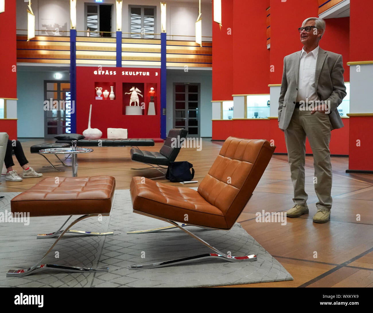 Leipzig, Germany. 17th Sep, 2019. Rudolf Horn stands next to his ...