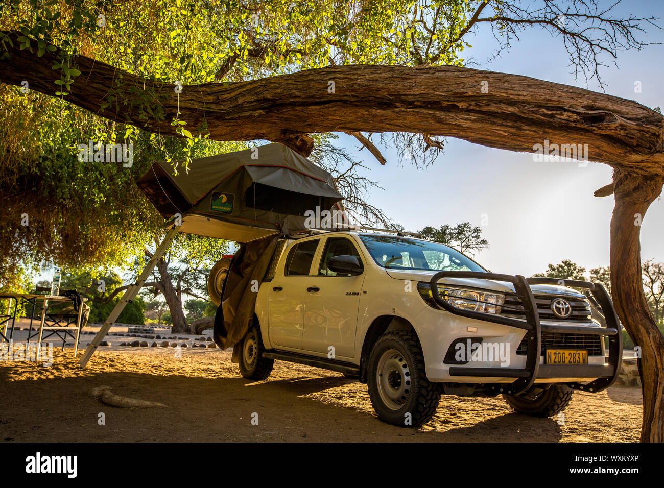 Off road camping in Namibia Stock Photo - Alamy