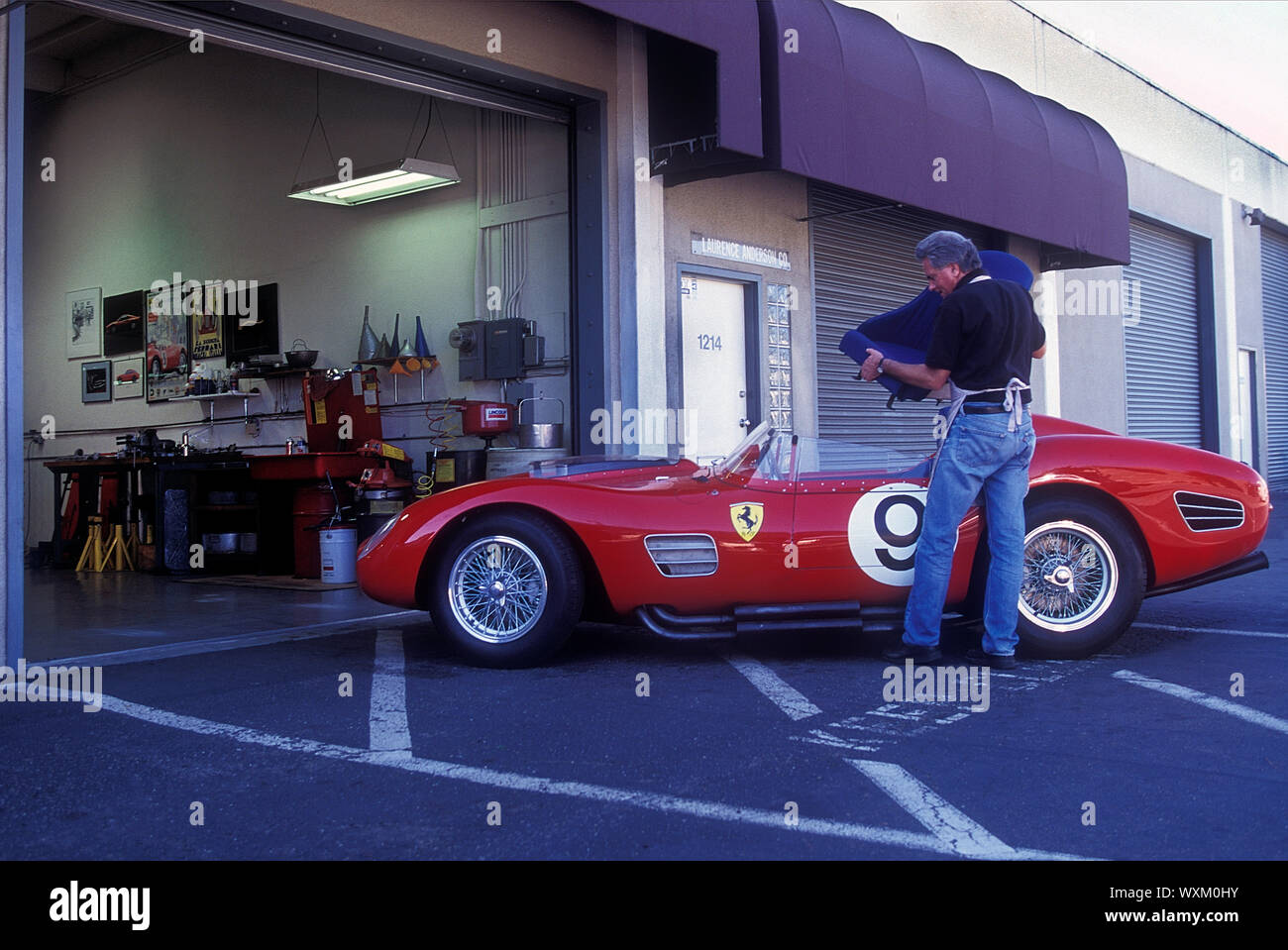 Ferrari restoration workshop hi-res stock photography and images - Alamy