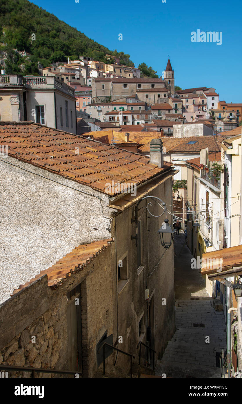 Historical center of Maratea, Basilicata region, Italy Stock Photo - Alamy