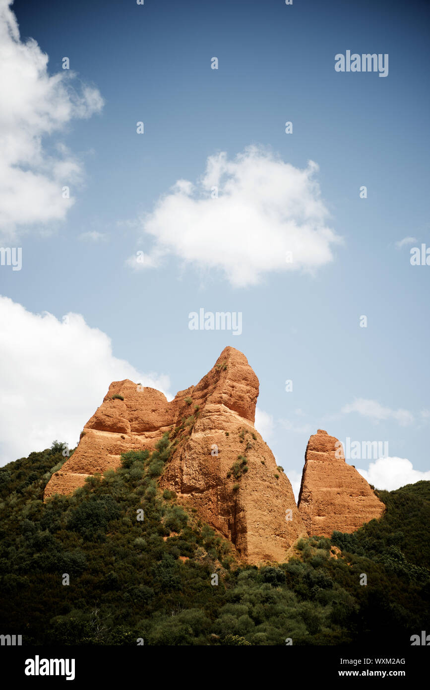 Las Medulas ancient roman mines in Castilla Leon, Spain Stock Photo - Alamy