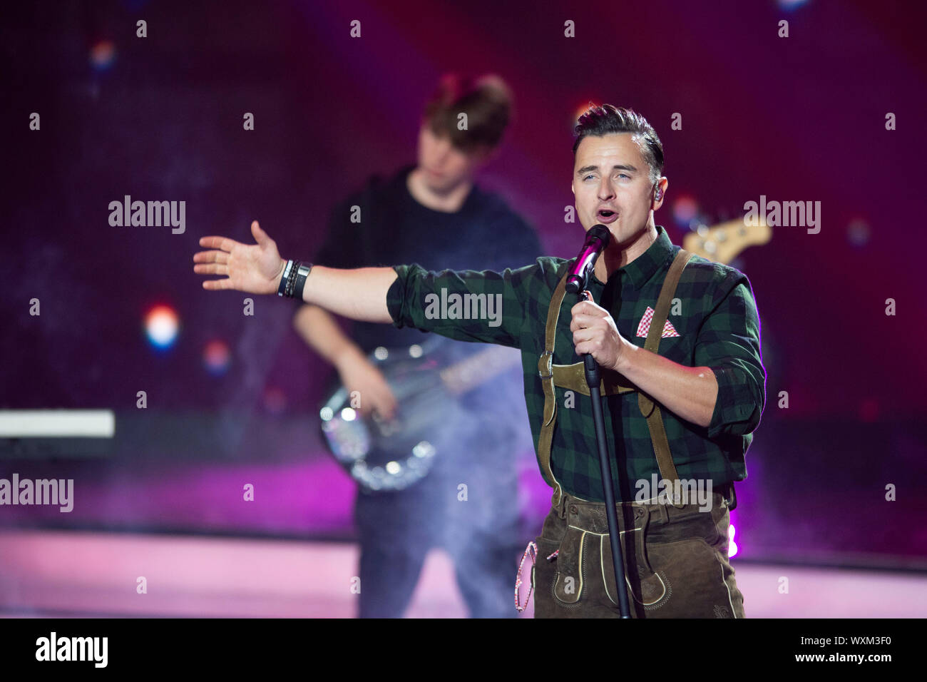 Hanover, Deutschland. 14th Sep, 2019. Andreas GABALIER, AUT, singer ...