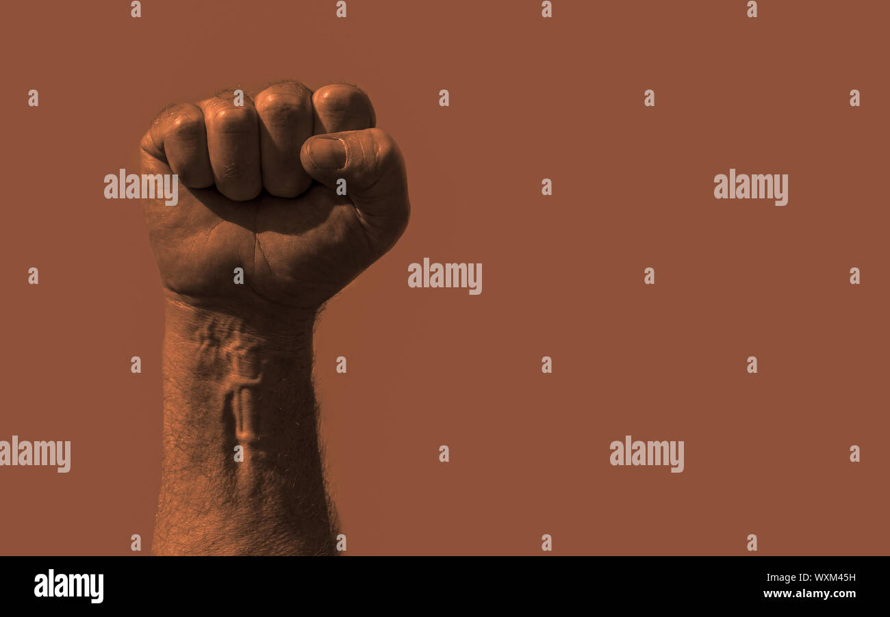 Clenched Fist Man High Resolution Stock Photography and Images - Alamy