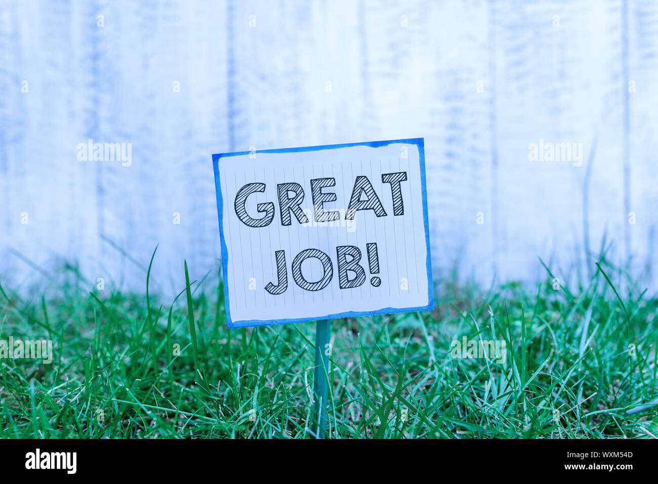 Handwriting text Great Job. Conceptual photo used praising someone for ...