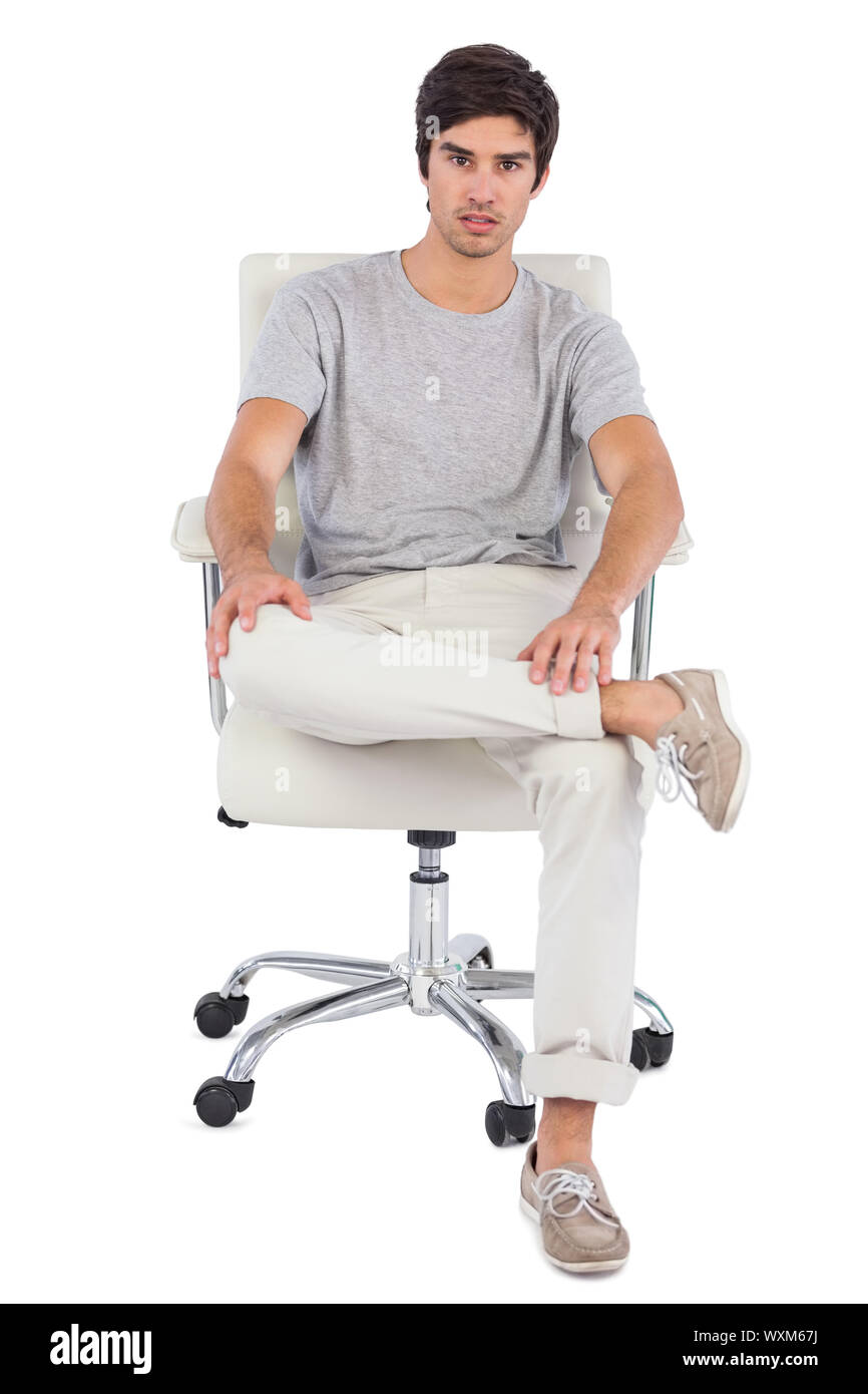 Man on swivel chair hi-res stock photography and images - Alamy