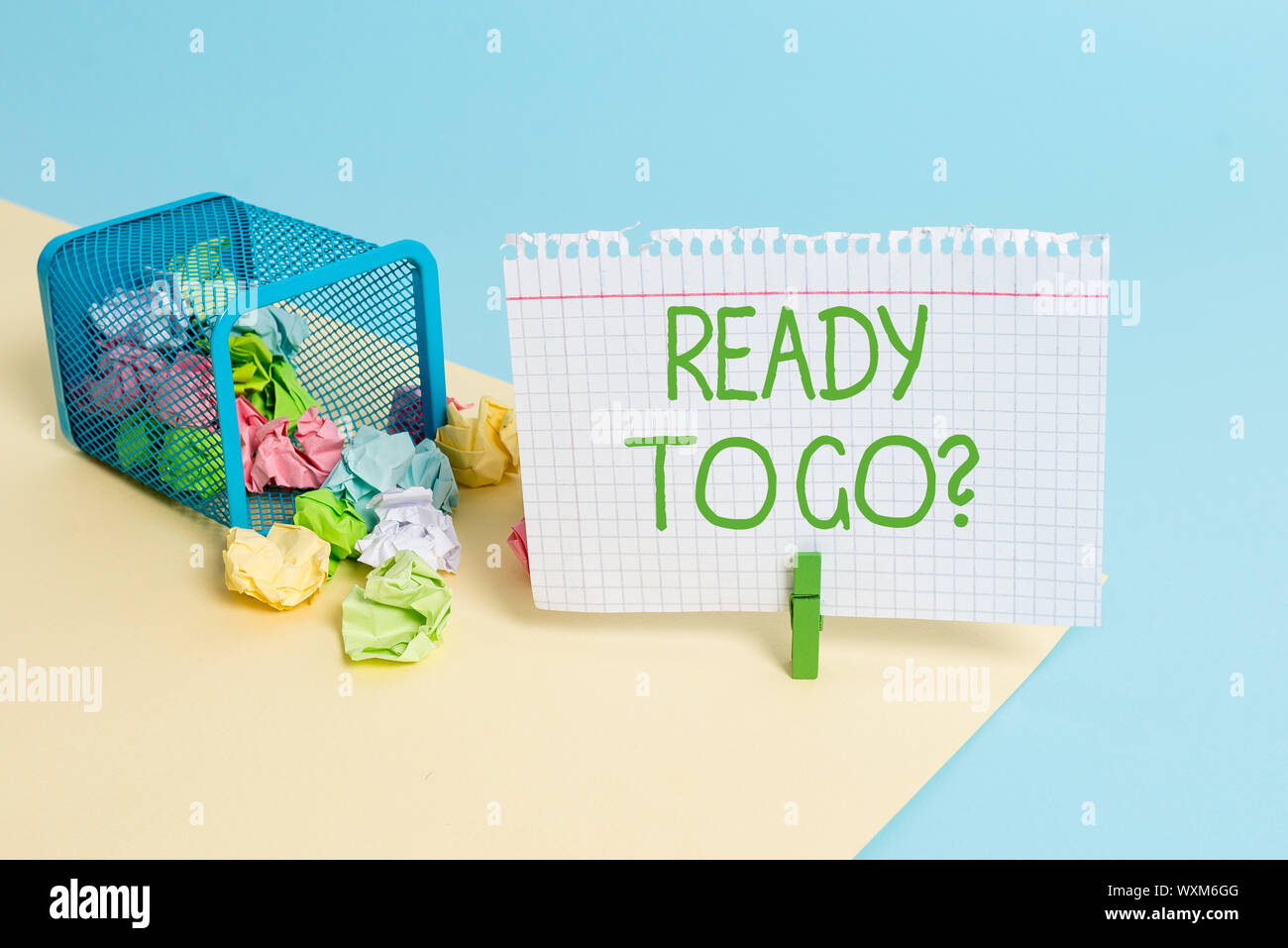 Text sign showing Ready To Go Question. Business photo text asking ...