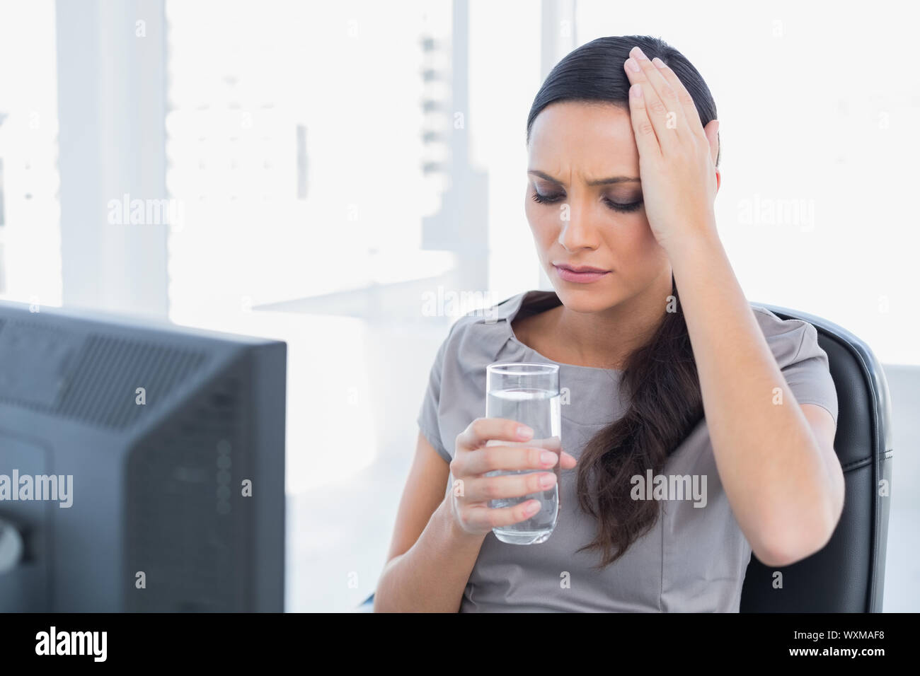 Secretary elegant glass hi-res stock photography and images - Alamy