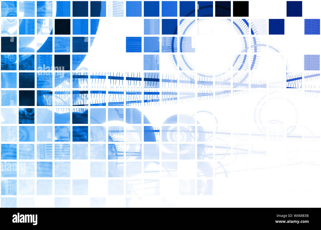 Blue Medical Science Technology as a Art Stock Photo - Alamy