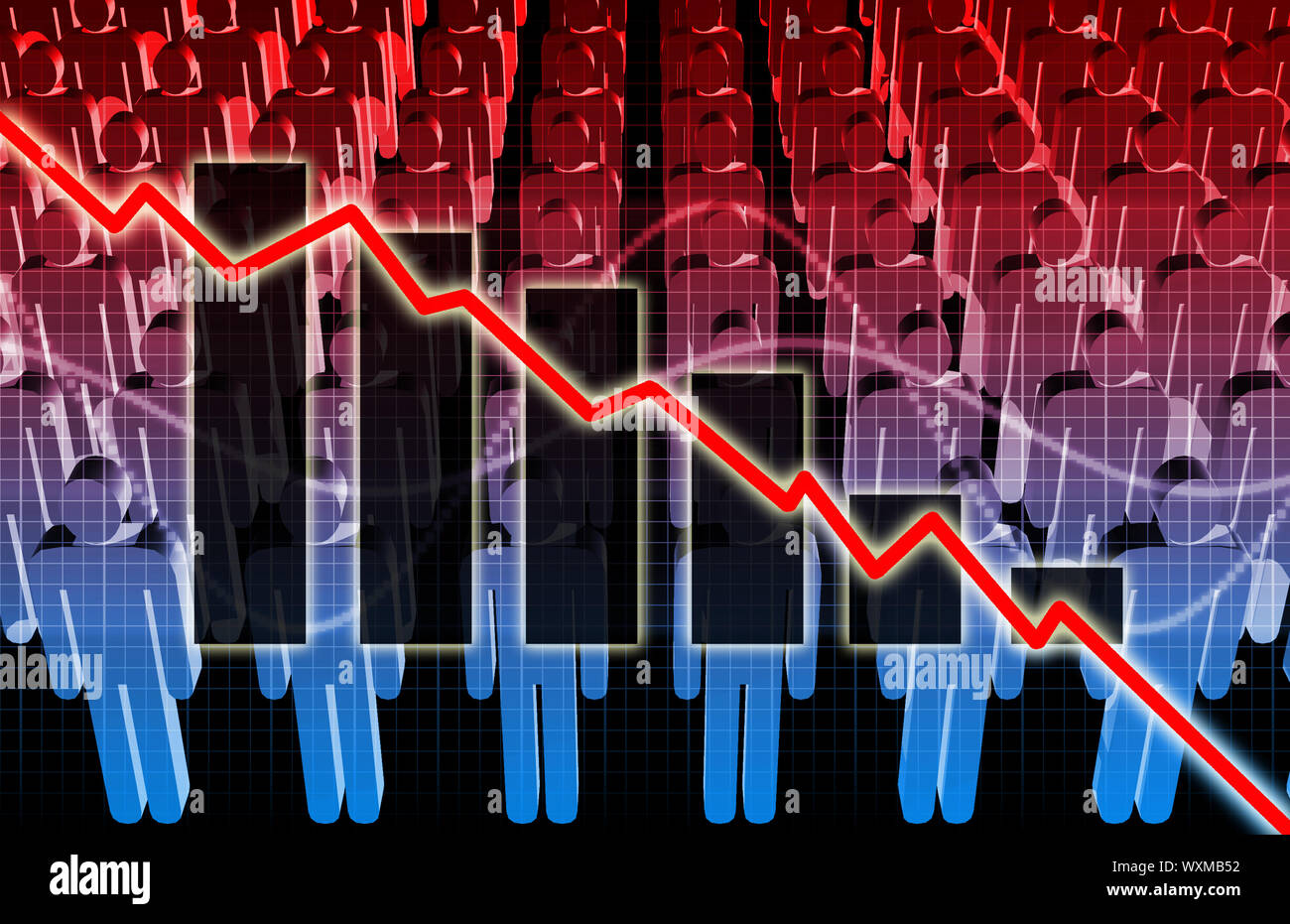Drop in profits concept hi-res stock photography and images - Alamy