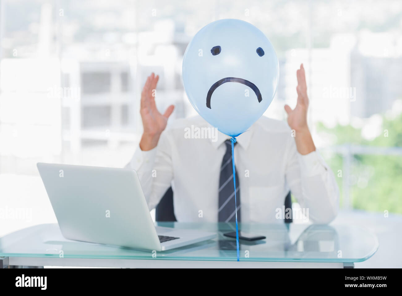 Angry face balloon hi-res stock photography and images - Alamy