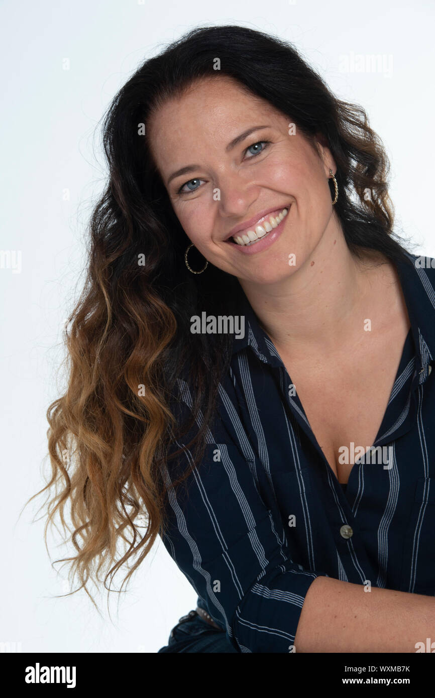 Hamburg, Deutschland. 16th Sep, 2019. Actress Katja FRENZEL plays the ...