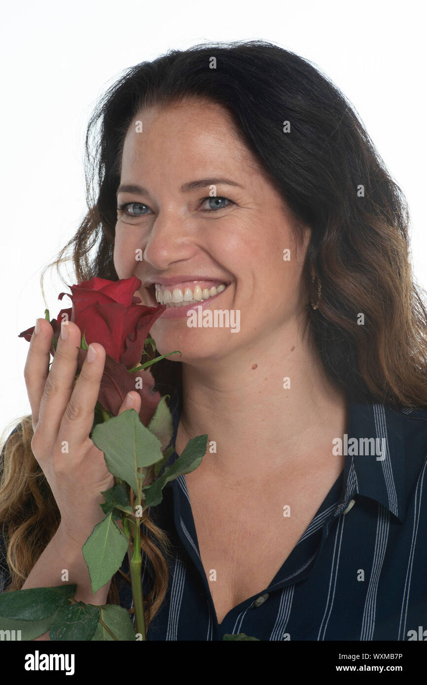 Hamburg, Deutschland. 16th Sep, 2019. Actress Katja FRENZEL plays the ...