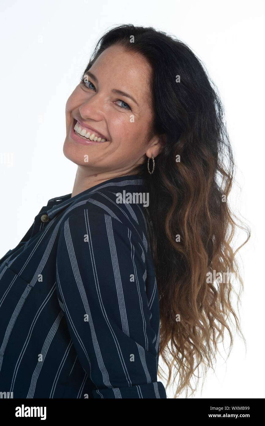 Hamburg, Deutschland. 16th Sep, 2019. Actress Katja FRENZEL plays the ...