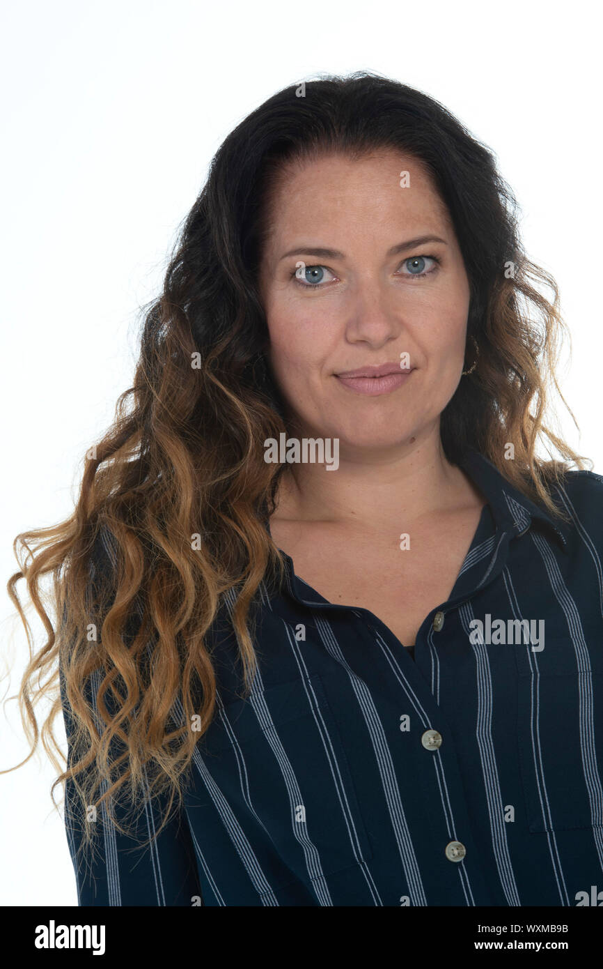 Hamburg, Deutschland. 16th Sep, 2019. Actress Katja FRENZEL plays the ...