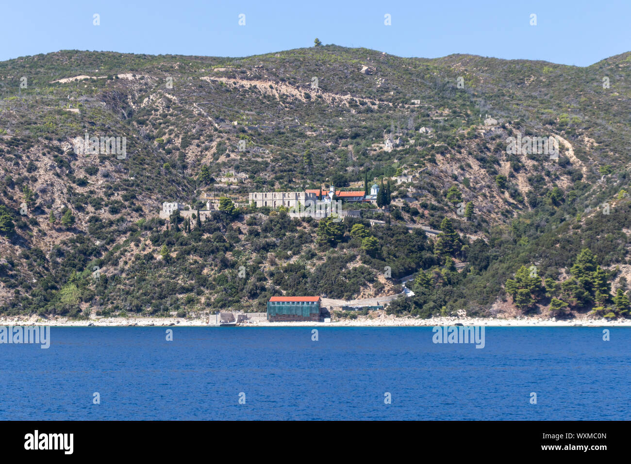 Landscape of Mount Athos in Autonomous Monastic State of the Holy ...